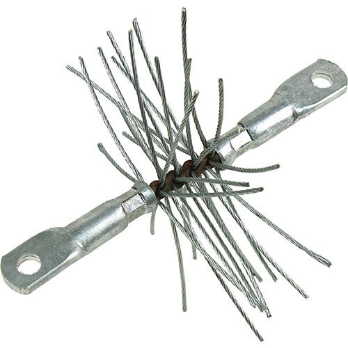 Ёрш металлический для очистки дымохода D-150