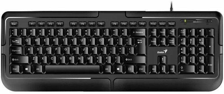 Клавиатура Genius keyboard KB-118 II, RU, USB, Black