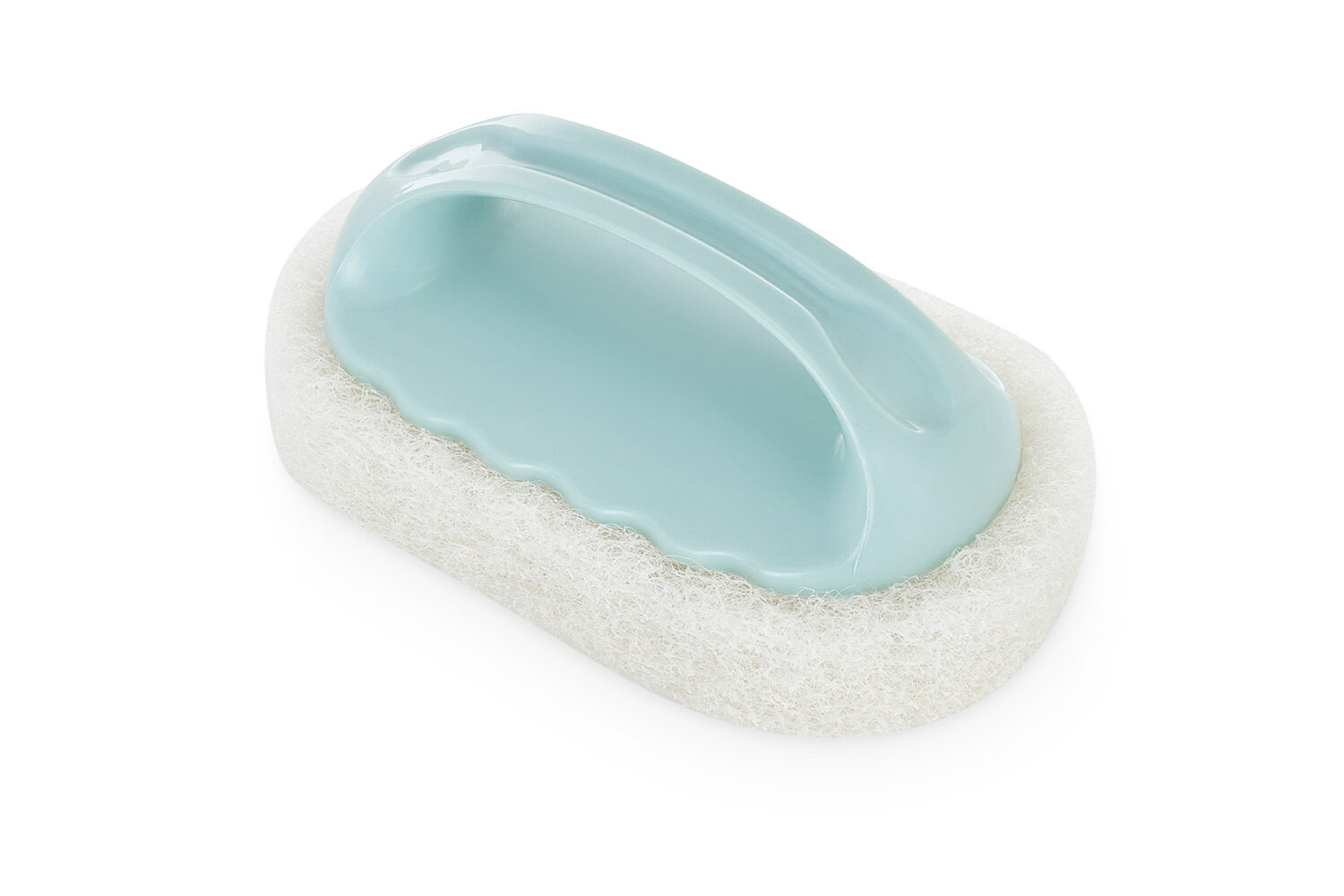 MITTE Clean чистящая губка с ручкой для кухни и посуды, эргономичный держатель