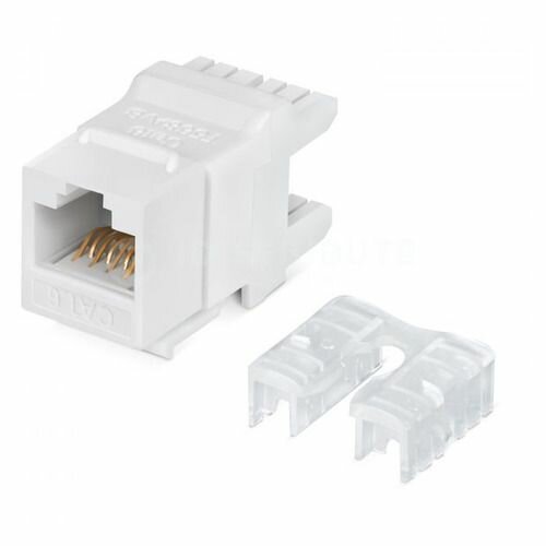 Модуль NTSS (NTSS-KJ-UTP-RJ45-6-180-WT) информ. KeystoneRJ45 кат.6 UTP бел.