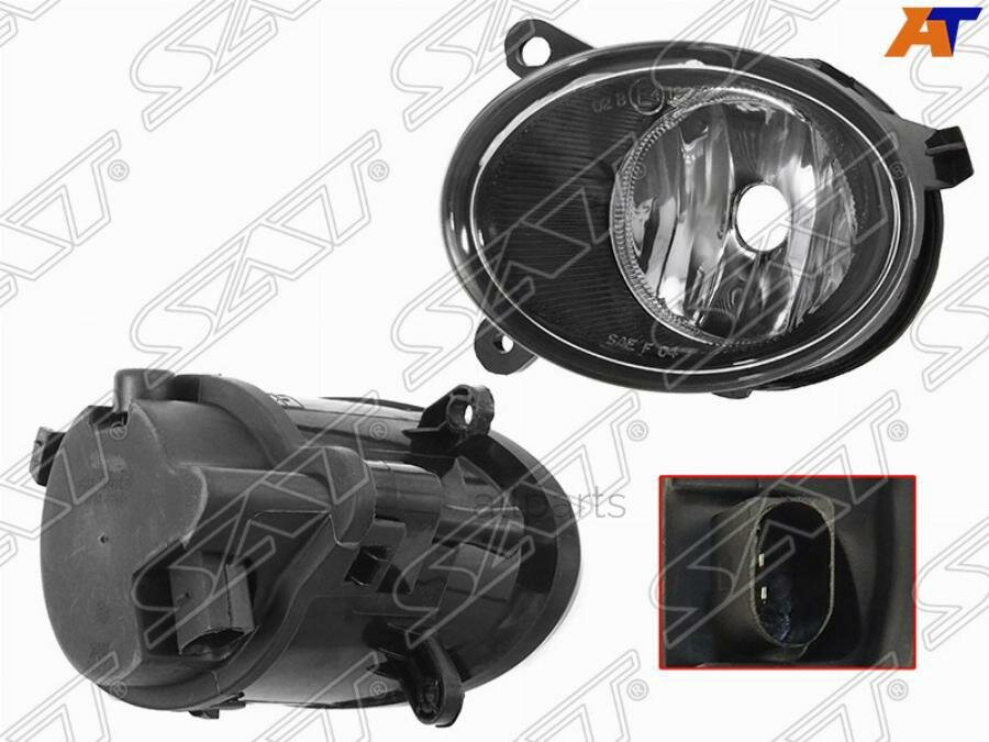 SAT ST-446-2001L Фара противотуманная (Слева) Audi A6 04-08 / A6 allroad quattro 06-08