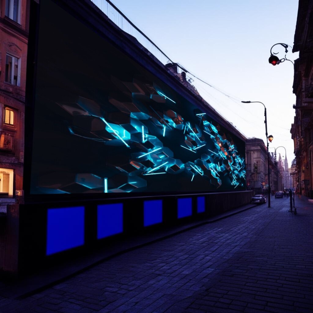 LED-экран с шагом 6.25 25x25см.