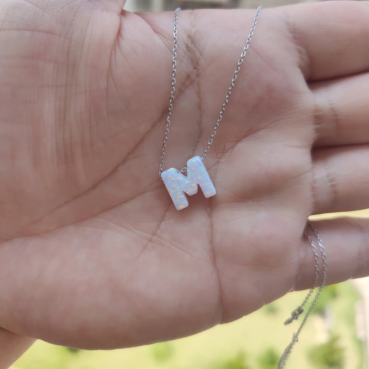 Колье, опал