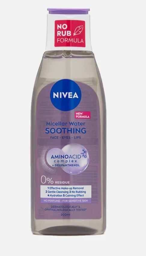 Мицеллярная вода для лица Nivea MicellAir Дыхание кожи, для чувствительной кожи 200 мл