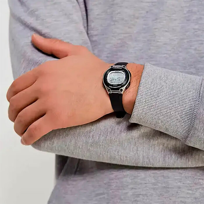 Наручные часы CASIO Collection, серебряный, черный — фото 1
