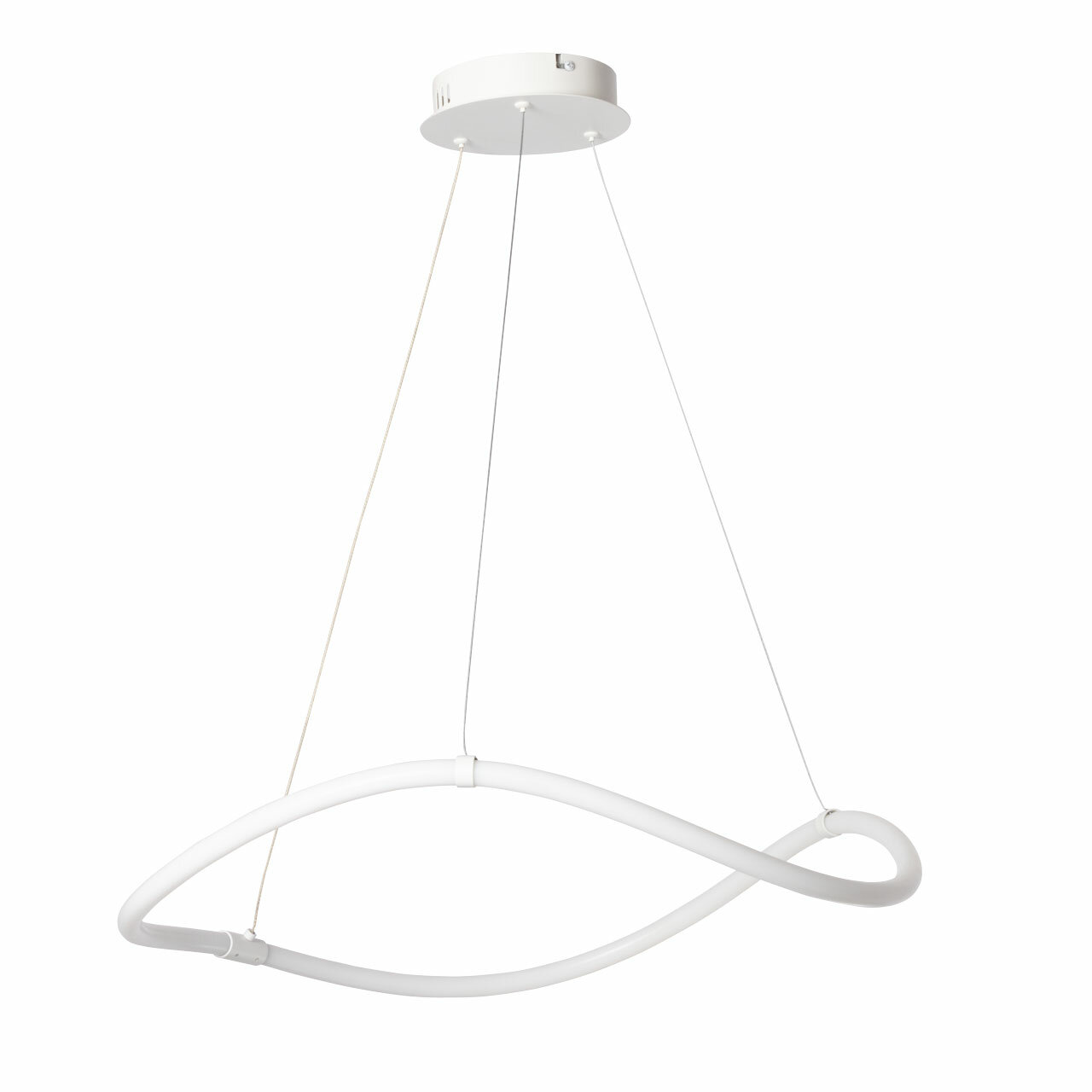 Светильник подвесной светодиодный, люстра De Markt Толедо 312014001, 30W LED, цвет: белый