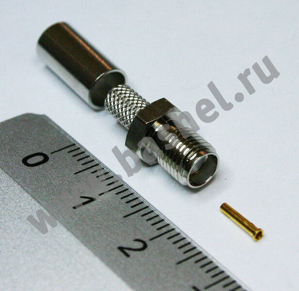 Гнездо SMA обжимное RG-58 (SMA-C58J)