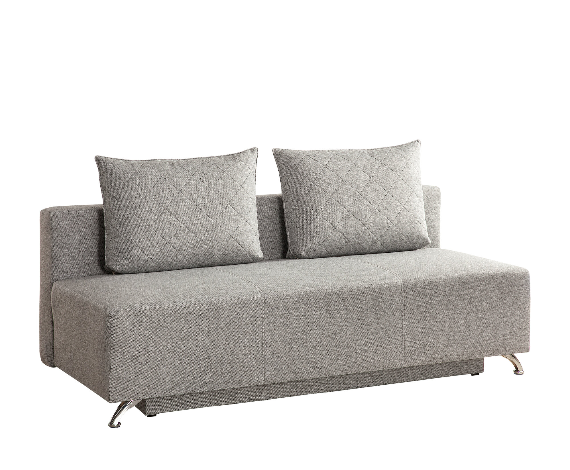 Диван раскладной Нонтон Лира Лайт, 184x88x70 см, еврокнижка, шенилл серый