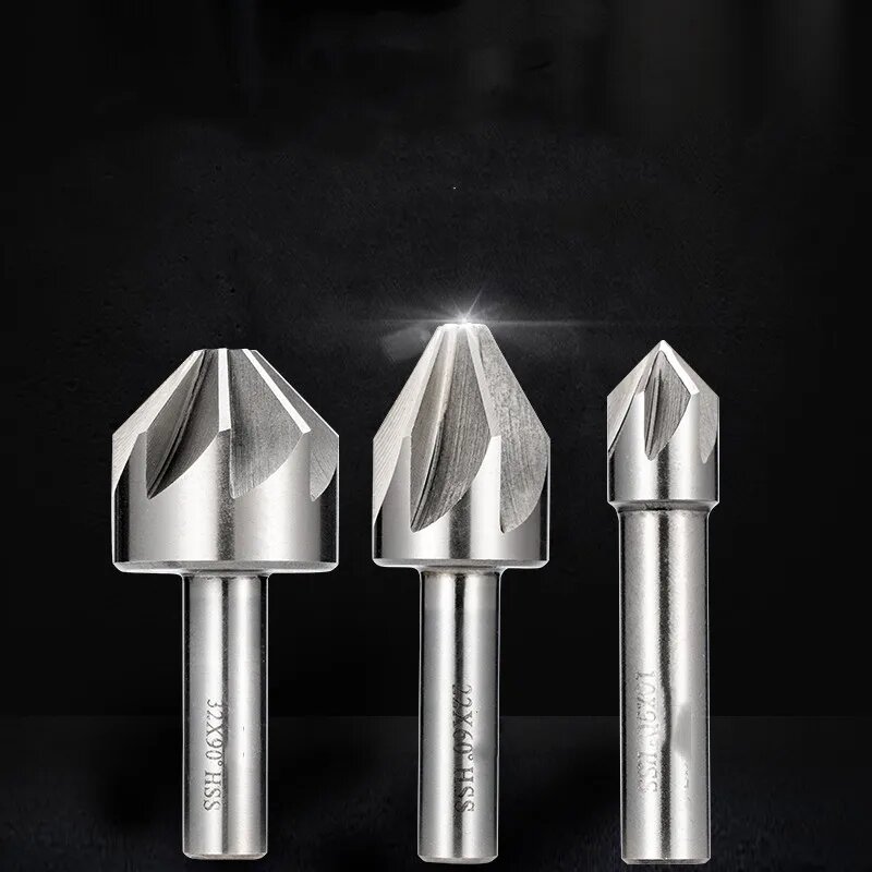 Зенкер KAVTECNC TOOLS 60/90/120 градусов из быстрорежущей стали 40.0mm, 120 Degree