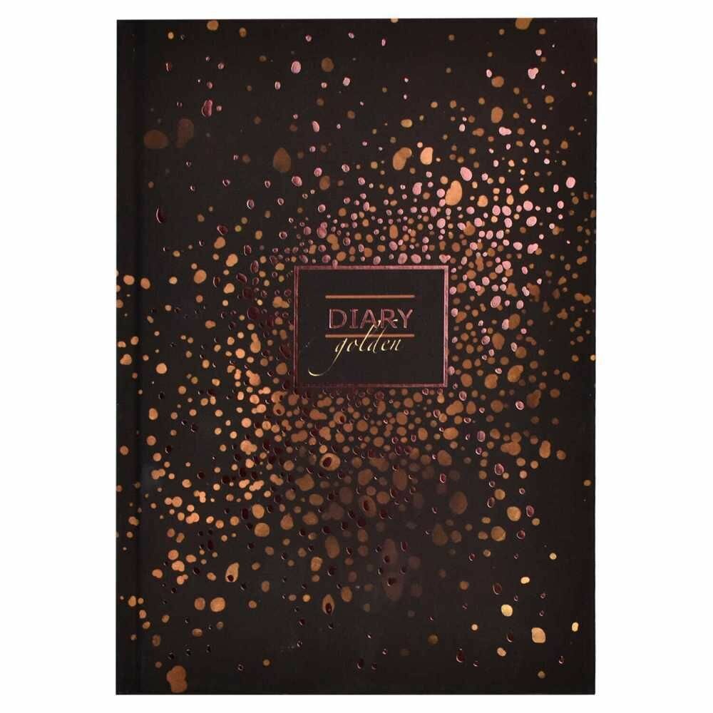 Ежедневник недатированный DIARY, А5, 80 листов, твёрдый переплёт, ламинация "софт-тач" вельвет