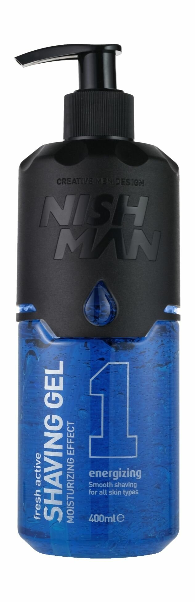 NISHMAN Гель для бритья Shaving Gel, 400 мл, 01