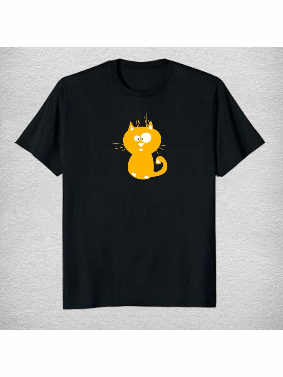Футболка cat кот смешной
