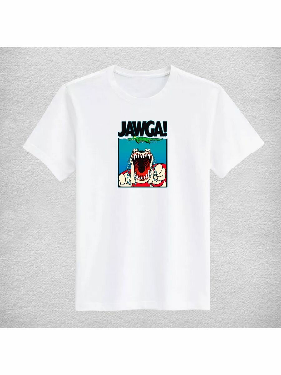 Футболка челюсти собака