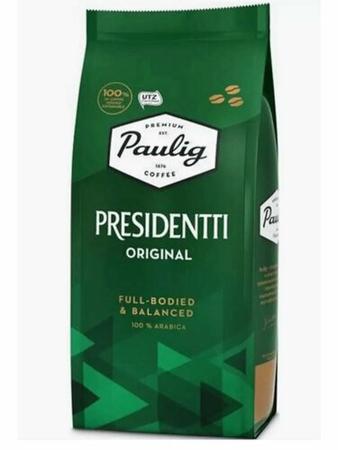 Кофе в зернах Presidentti Original, 250 г 12шт — купить в интернет ...