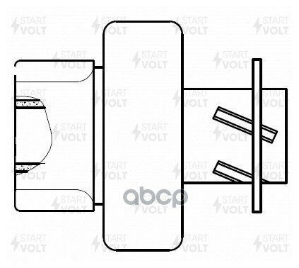 Привод Стартера (Бендикс) Для А/М Toyota Corolla E150 (06-)/Rav 4 A30 (08-) 1.6I/2.0I (Vcs 1901) STARTVOLT арт. VCS1901