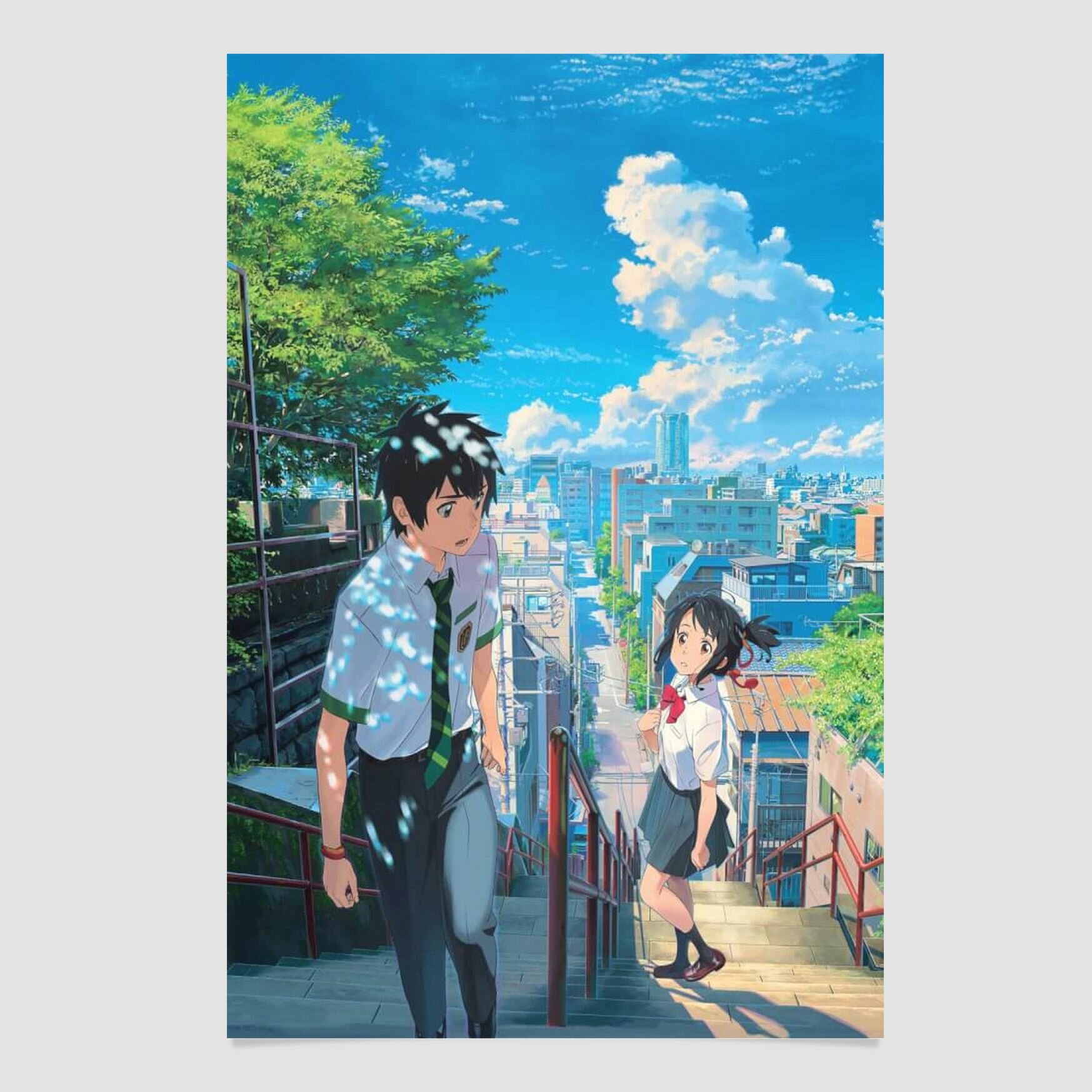 Постер (плакат) по аниме Твоё имя 40x60 см. от Poster4me