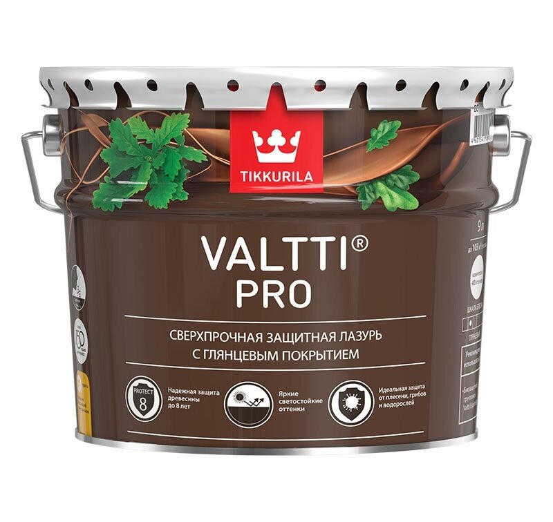 Лазурь Tikkurila VALTTI PRO EC 9 л
