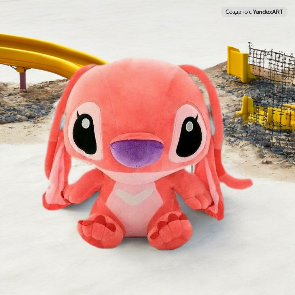 Мягкая игрушка "Ангел подружка Стича" от ToysShop, холлофайбер, высота 45см, ручная работа