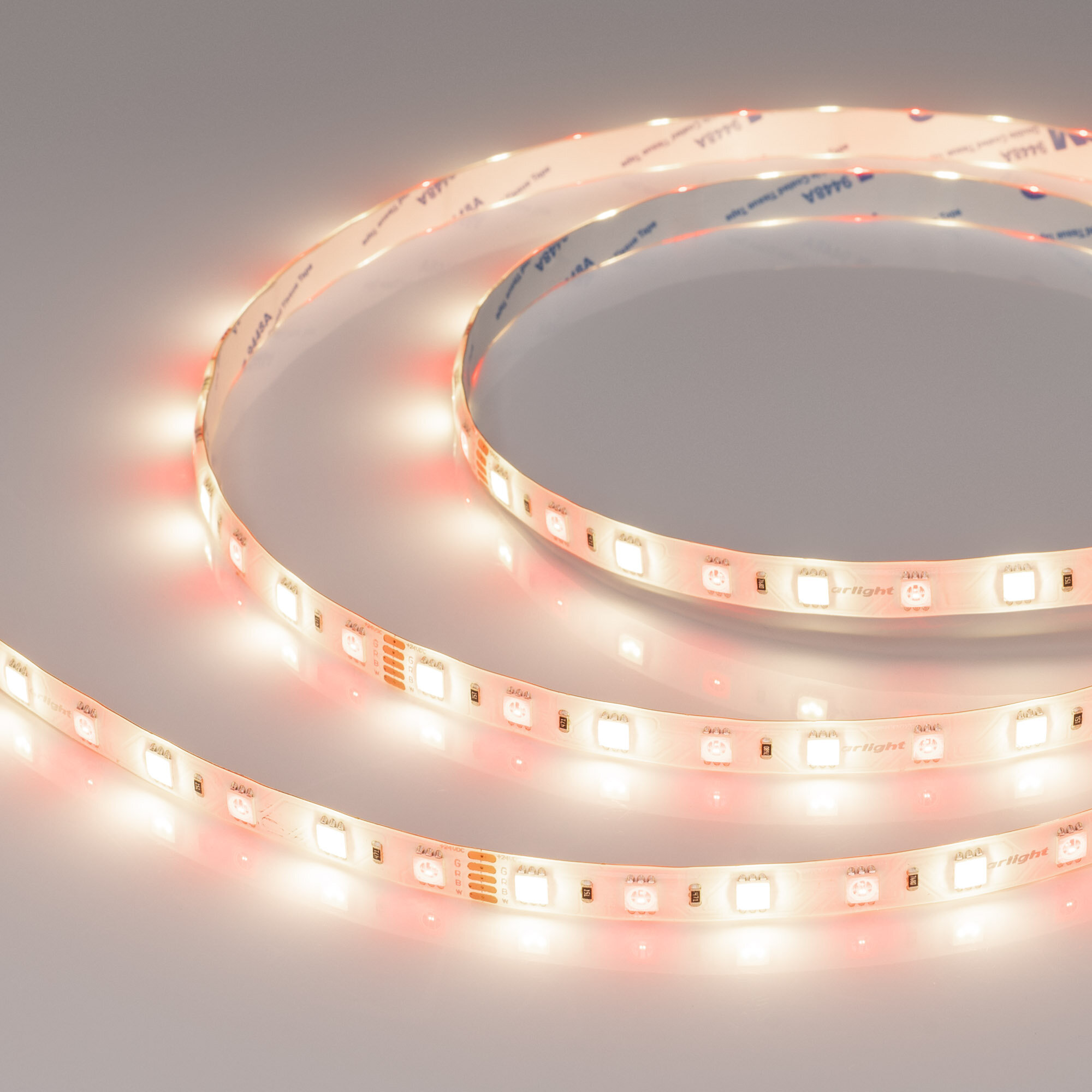 Лента светодиодная Arlight Лента RTW-SE-B60-10mm 24V RGBW-Day (14.4 W/m, IP65, 5060, 5m) (ARL, Открытый), 5м