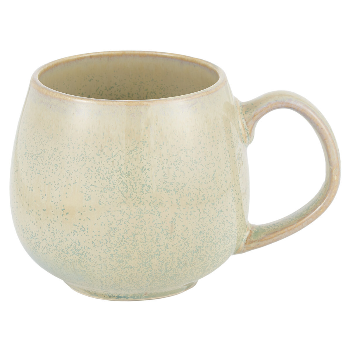 Кружка Gipfel Meadow 51989, объем 380 мл, диаметр 7.5 см, керамика, зеленый