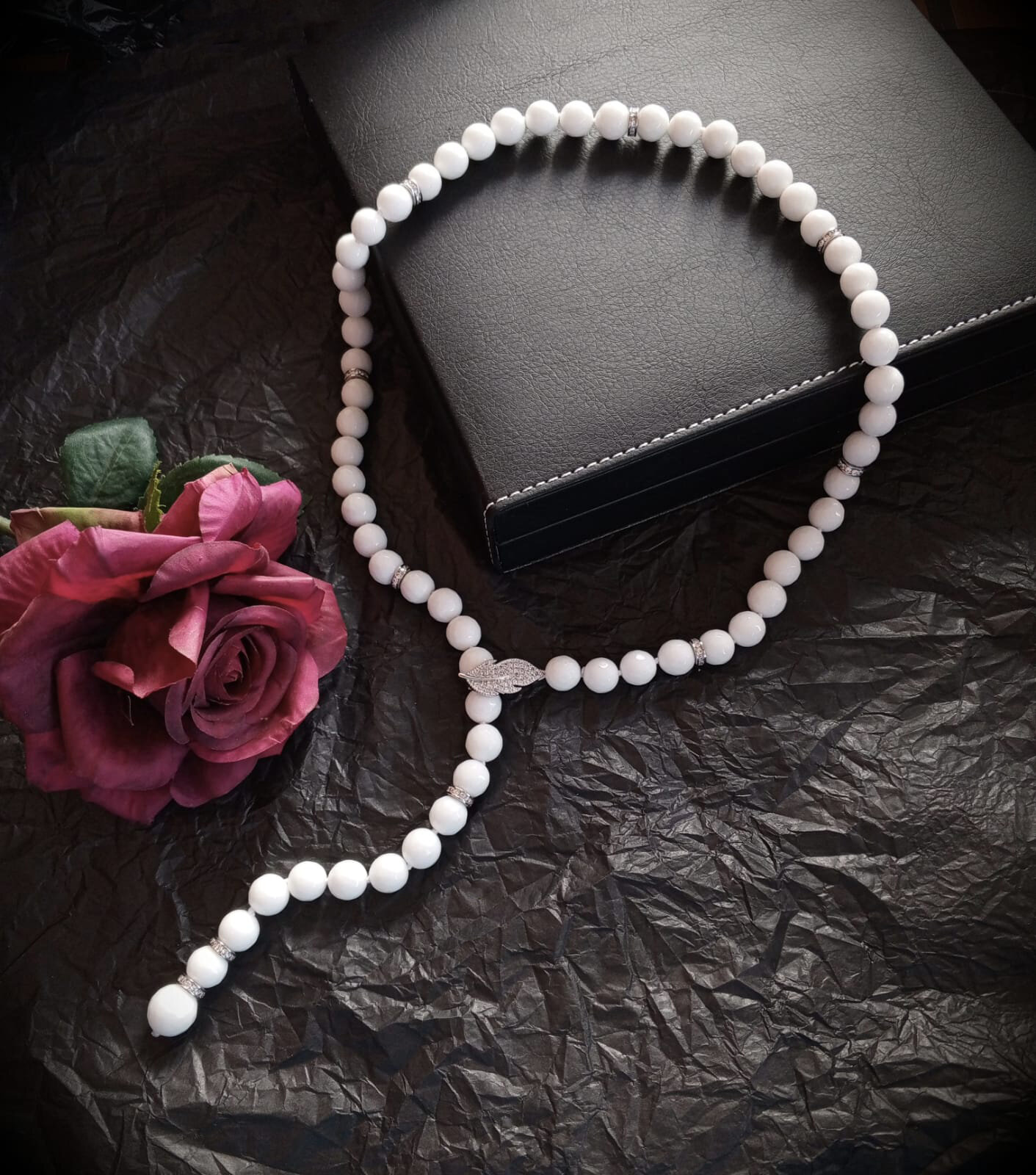 Колье, агат