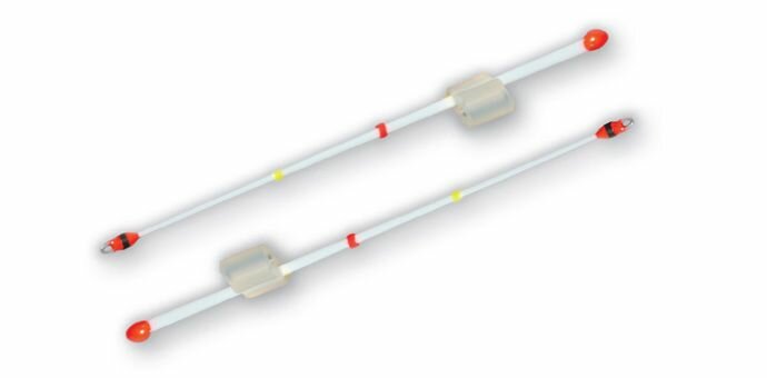 Кивок лавсановый спортивный на силиконе NOD S-LS13, длина 100мм. тест 0,15-0,4г. толщина 0.2мм. 10 шт. сторожок