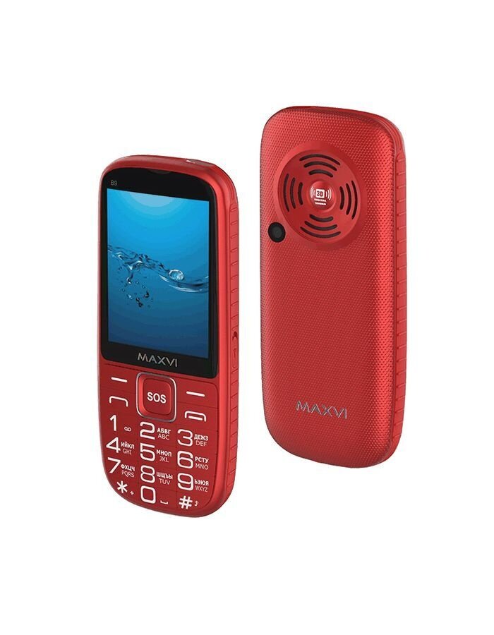 Мобильный телефон MAXVI B9 Red (2 SIM)
