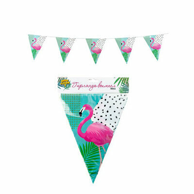 Гирлянда-вымпел Фламинго 360см/G