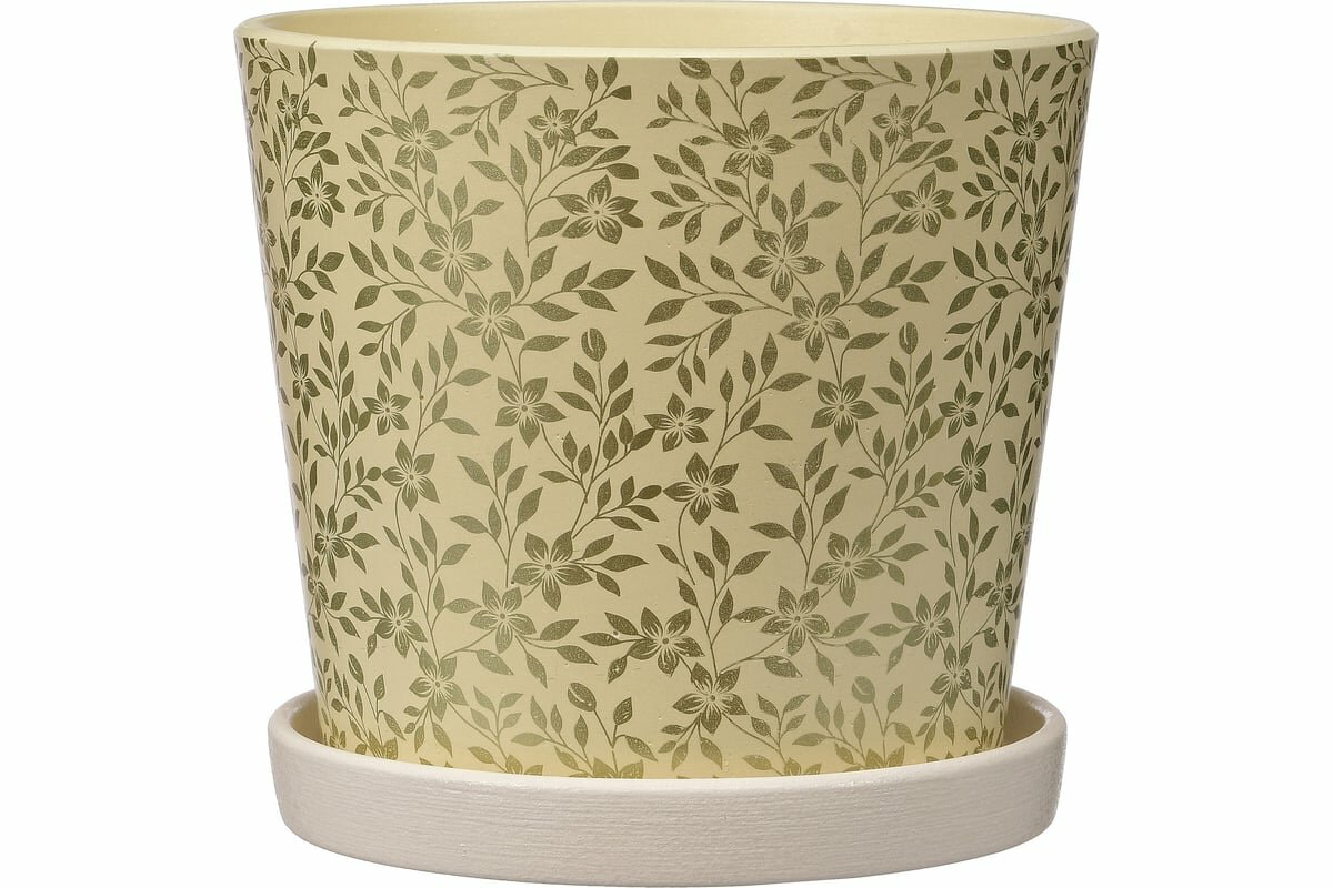 Горшок композит ООО Скань золотой конус №2 КБ-К2-157-21 декоративное изделие для интерьера