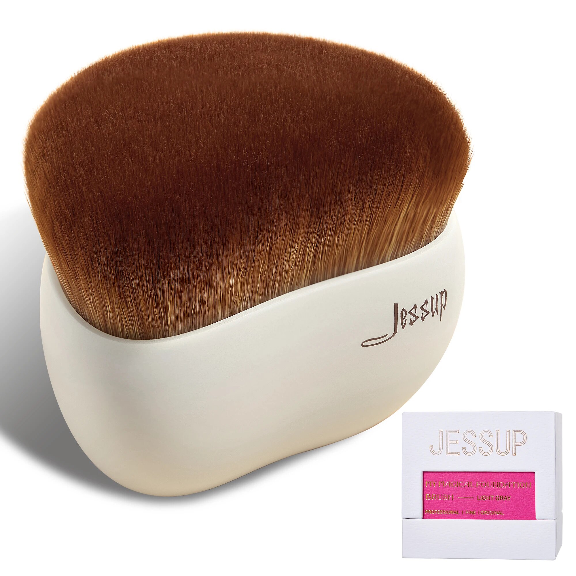 Jessup Кисть для макияжа T882 SF002-Light Gray