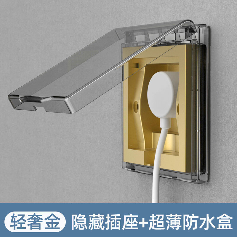 Скрытая розетка с пятью отверстиями Тип 86 Бытовая Встроенная розетка с пятью отверстиями Настенная Встроенная розетка