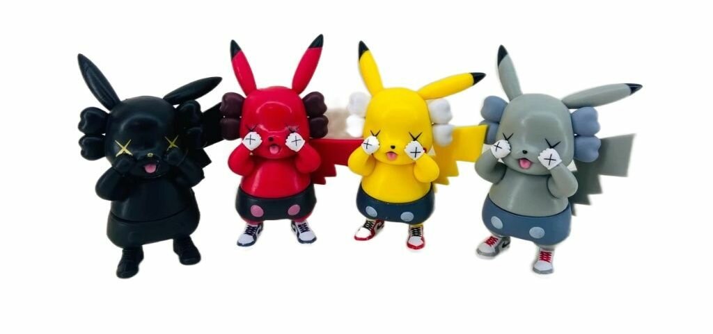 Набор фигурок-экшн, Покемон , 4шт (11см, пакет)