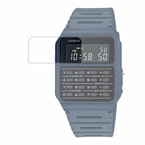 Скрин Мобайл защитный экран для часов Casio CA-53WF-2BEF из гидрогелевая плёнка прозрачная