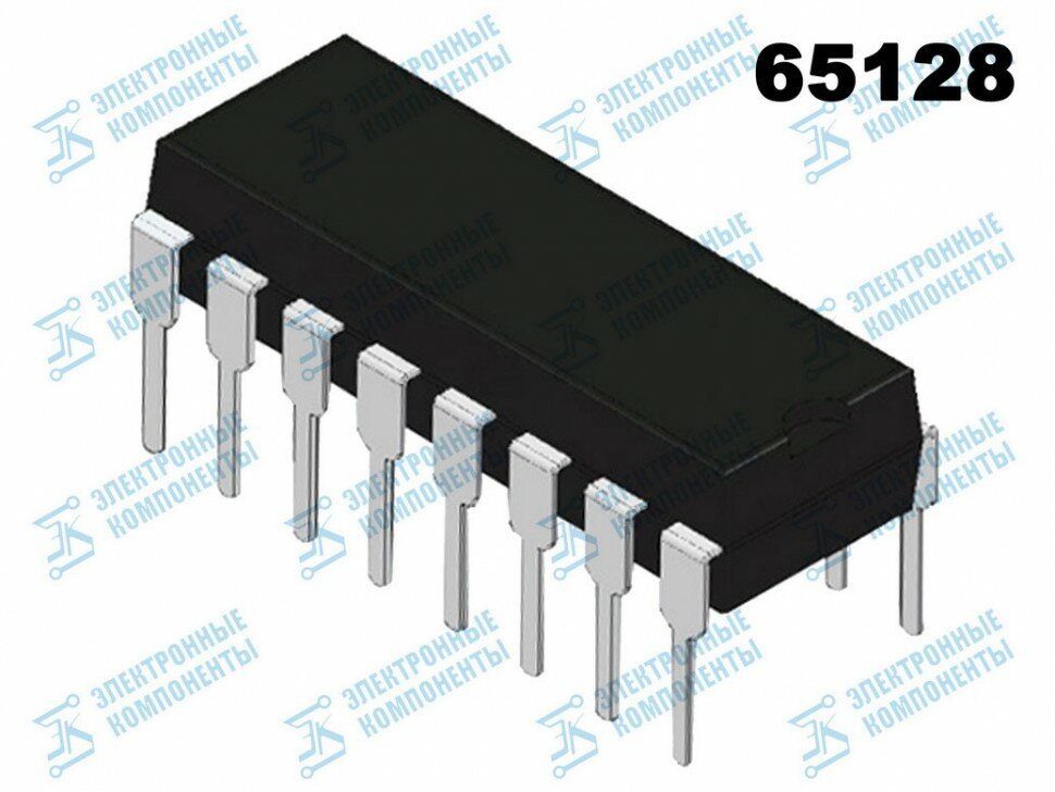 Микросхема IN74HC595AN DIP16