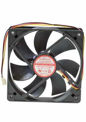EC12025H12BA, Вентилятор 12В, 120х120х25мм , подш. качения, 2600 об/мин