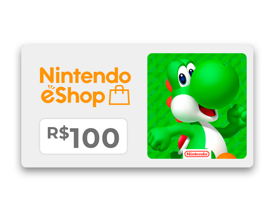 Карта оплаты Nintendo eShop 100 BRL Brazil [Цифровая версия]