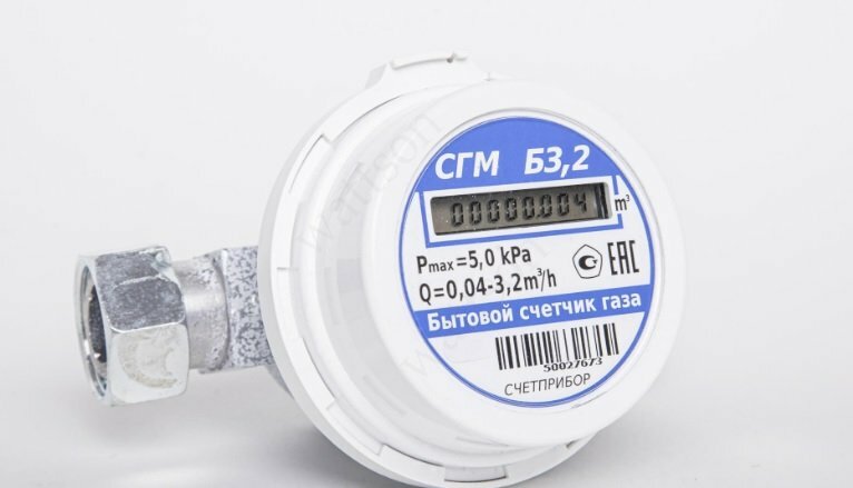 Счетчик газа Орел СГМБ-3,2 Ду15 малогабар /2022г/