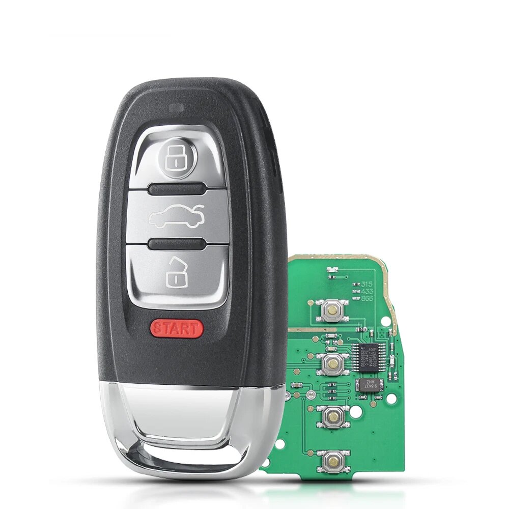 KEYYOU умный дистанционный ключ 315 МГц/433 МГц/868 МГц для Audi Q5 A4 A4L A5 A6 A7 A8 RS4 RS5 S4 S5 полубесключевой Автомобильный ключ 8T0 959 754C