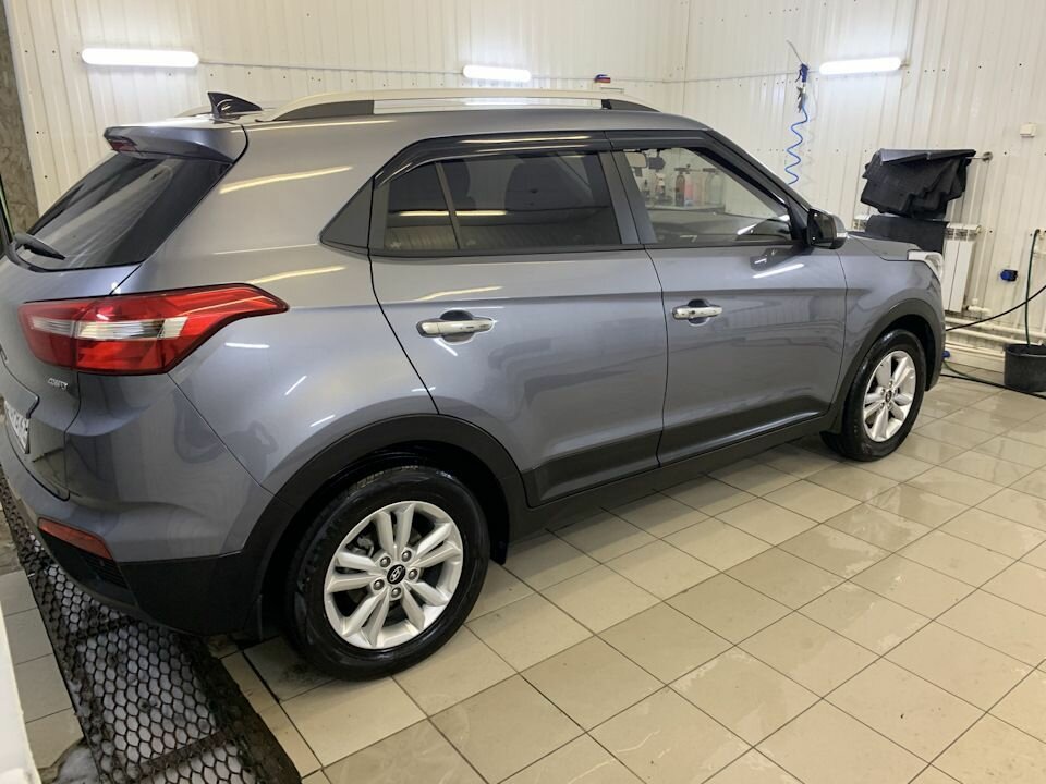 Дефлекторы боковых окон Hyundai Creta (2016-2021) (4шт.)