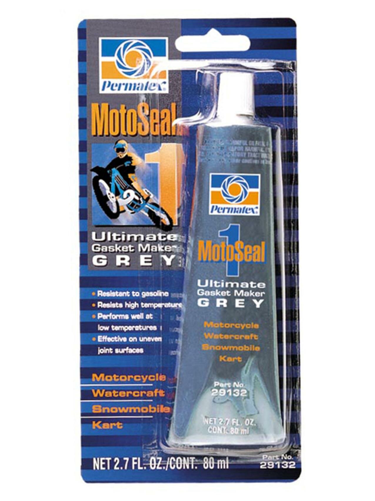 Формирователь прокладок No 1 MOTOSEAL ULTIMATE для 2-и 4-тактных двигателей серый (от -54С до +204С)