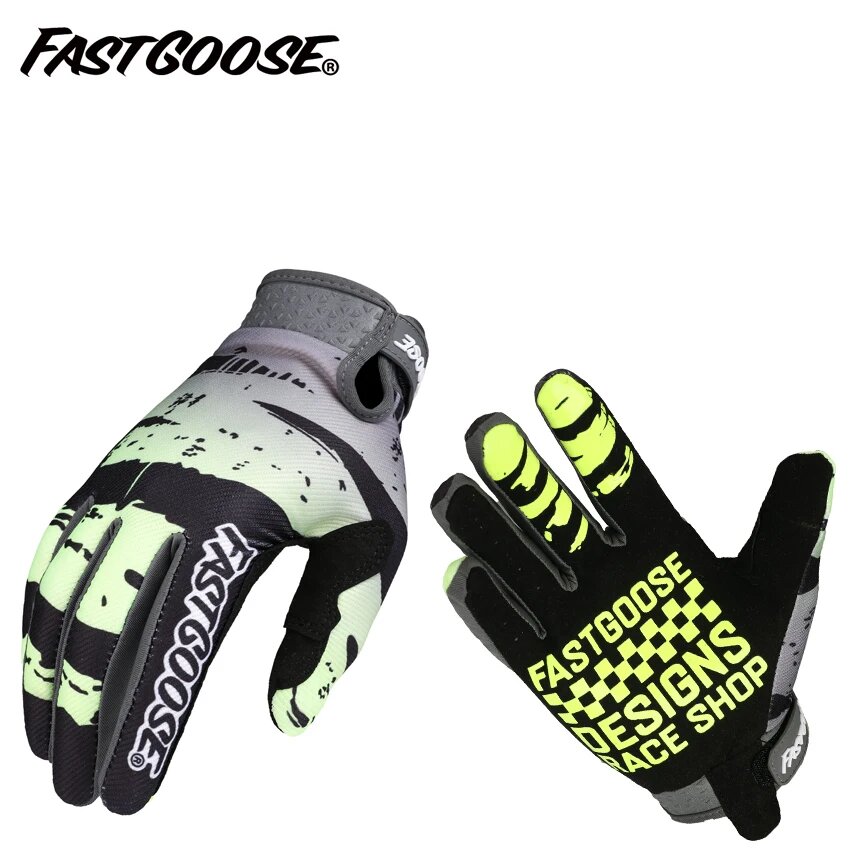 FASTGOOSE сенсорный экран с полным пальцем Air ATV DH MX GP BMX Light MTB Luvas Мотоцикл Off Road Racing Pro Велосипедные перчатки для скоростного спуска
