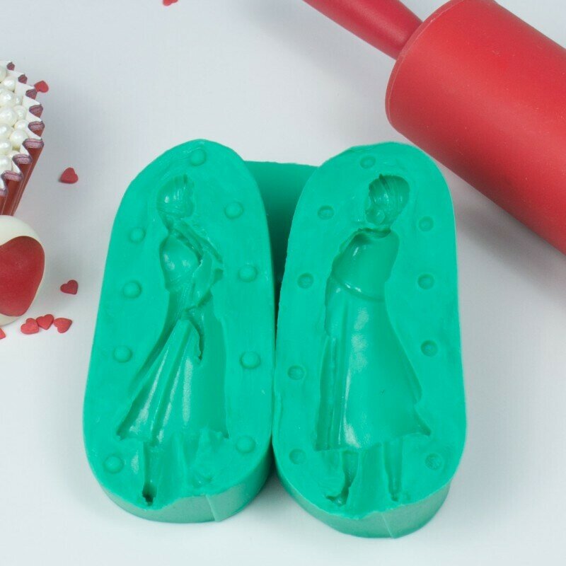 Молд для шоколада/мастики силиконовый Анна Х. 3D 8 см. (Набор из 1 шт.)