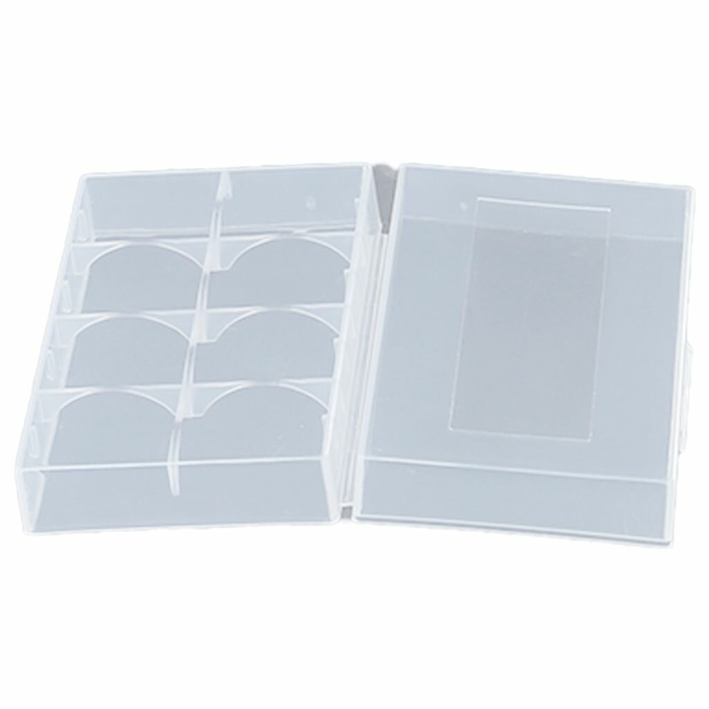 Коробка для хранения аккумуляторов безопасное хранилище 21700 батарея корпуса, - две секции