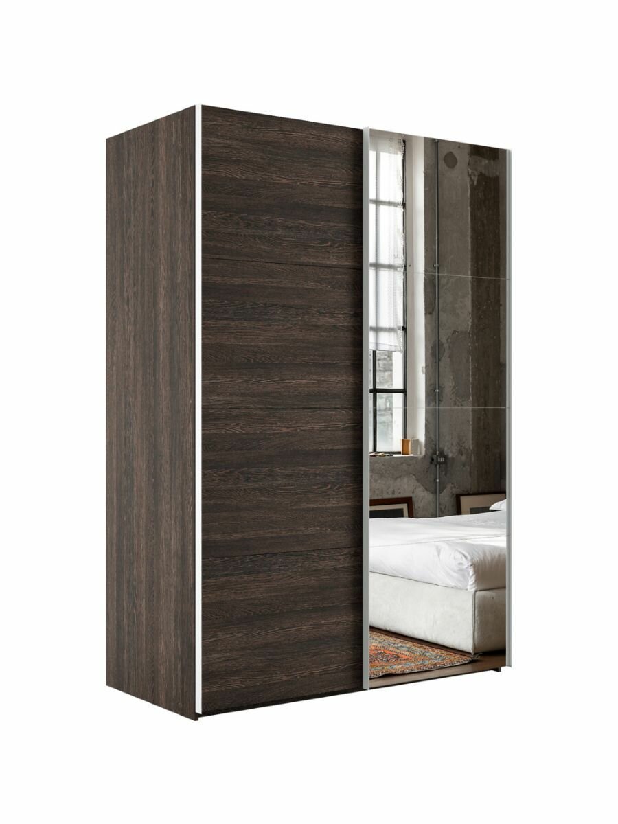 Шкаф-купе Эста 1,6 2,2м ЛДСП/зерк