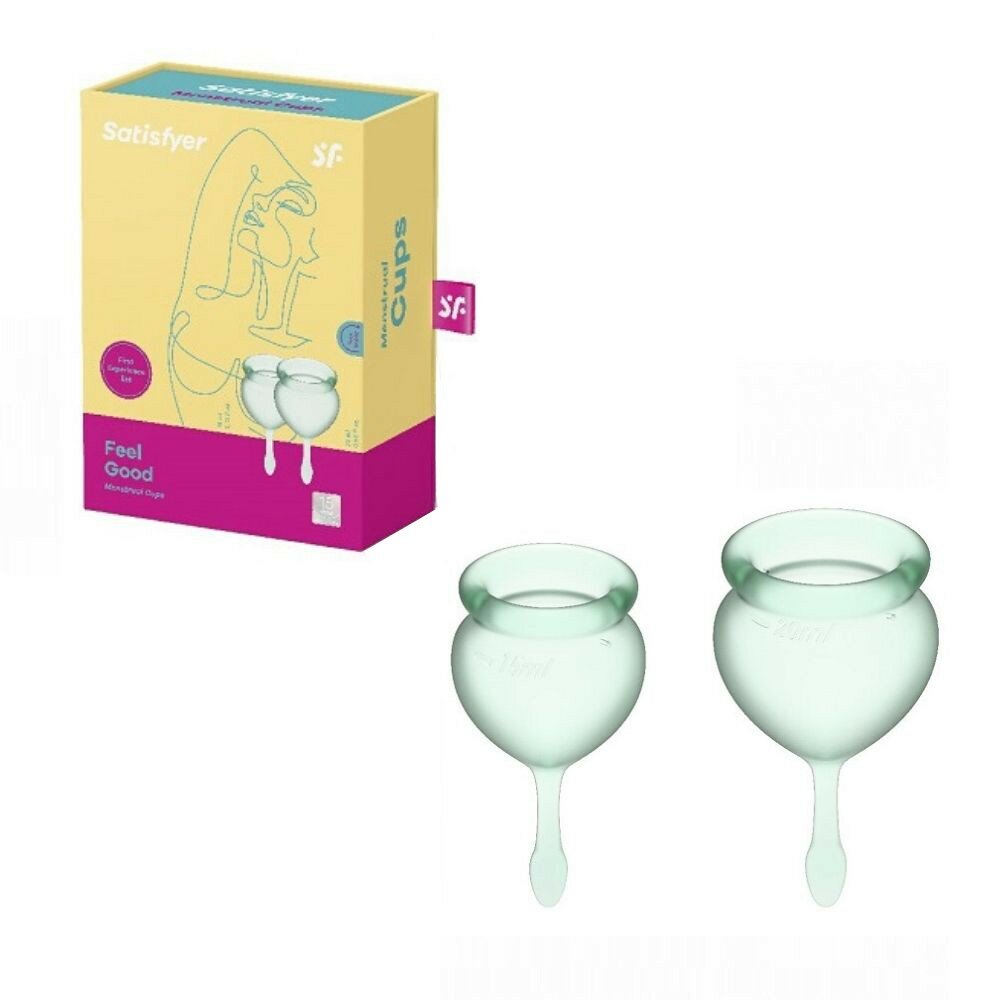 Набор менструальных чаш Satisfyer Feel Good, гипоаллергенные, 15/20 мл