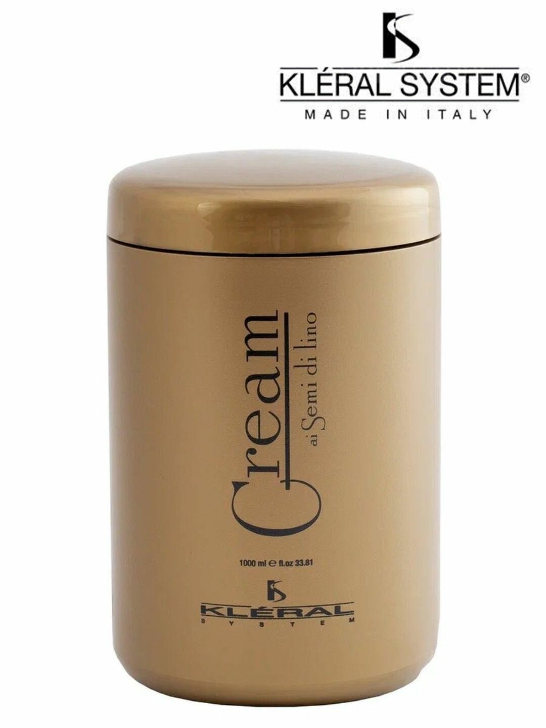 KLERAL SYSTEM Крем-маска с экстрактом льна Semi di Lino Hair Repair Treatment Cream, 1000мл, Италия
