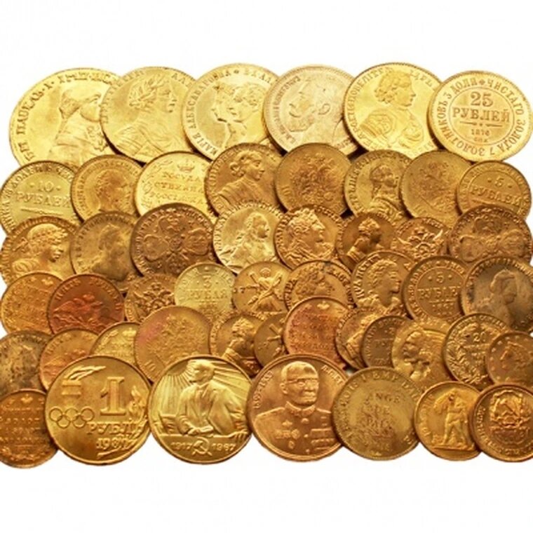 50 копий золотых монет России, СССР, США сувенирная копия монеты, нумизматика, деньги для коллекции