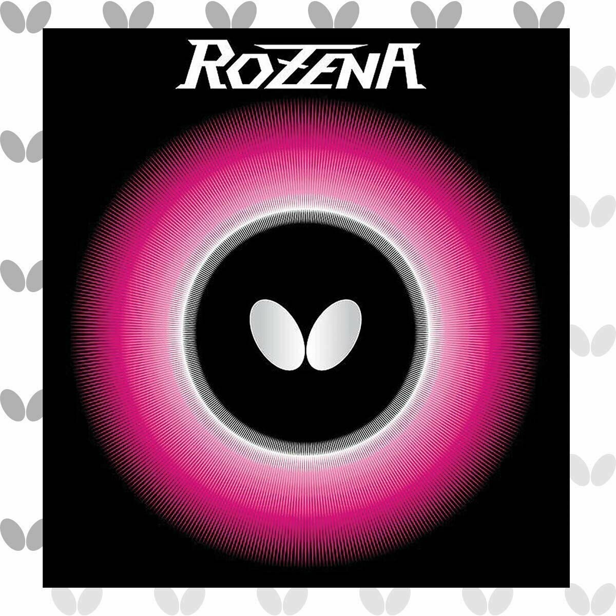 Накладка для настольного тенниса BUTTERFLY ROZENA, black 2.1mm