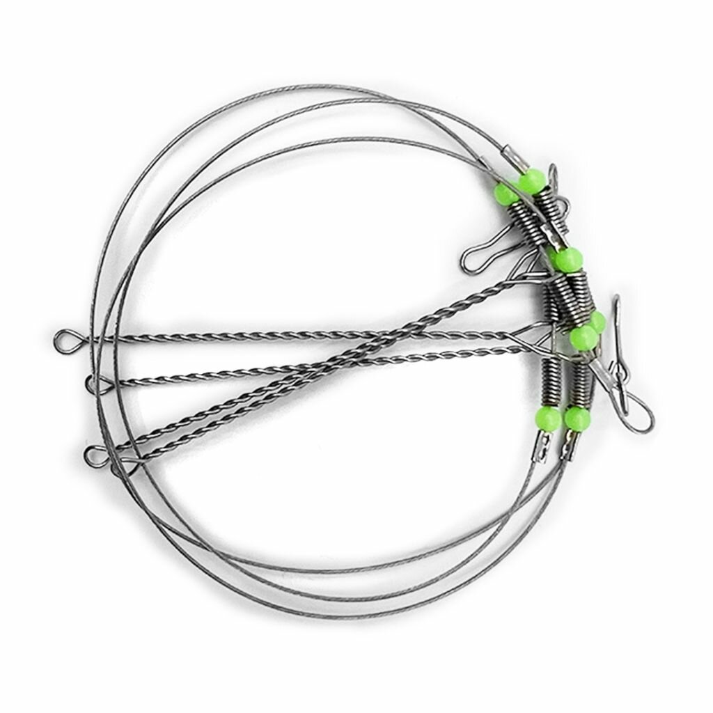 1 комплект из 10 кусков стальной проволоки для балансировки рыболовного крючка-4 комплекта