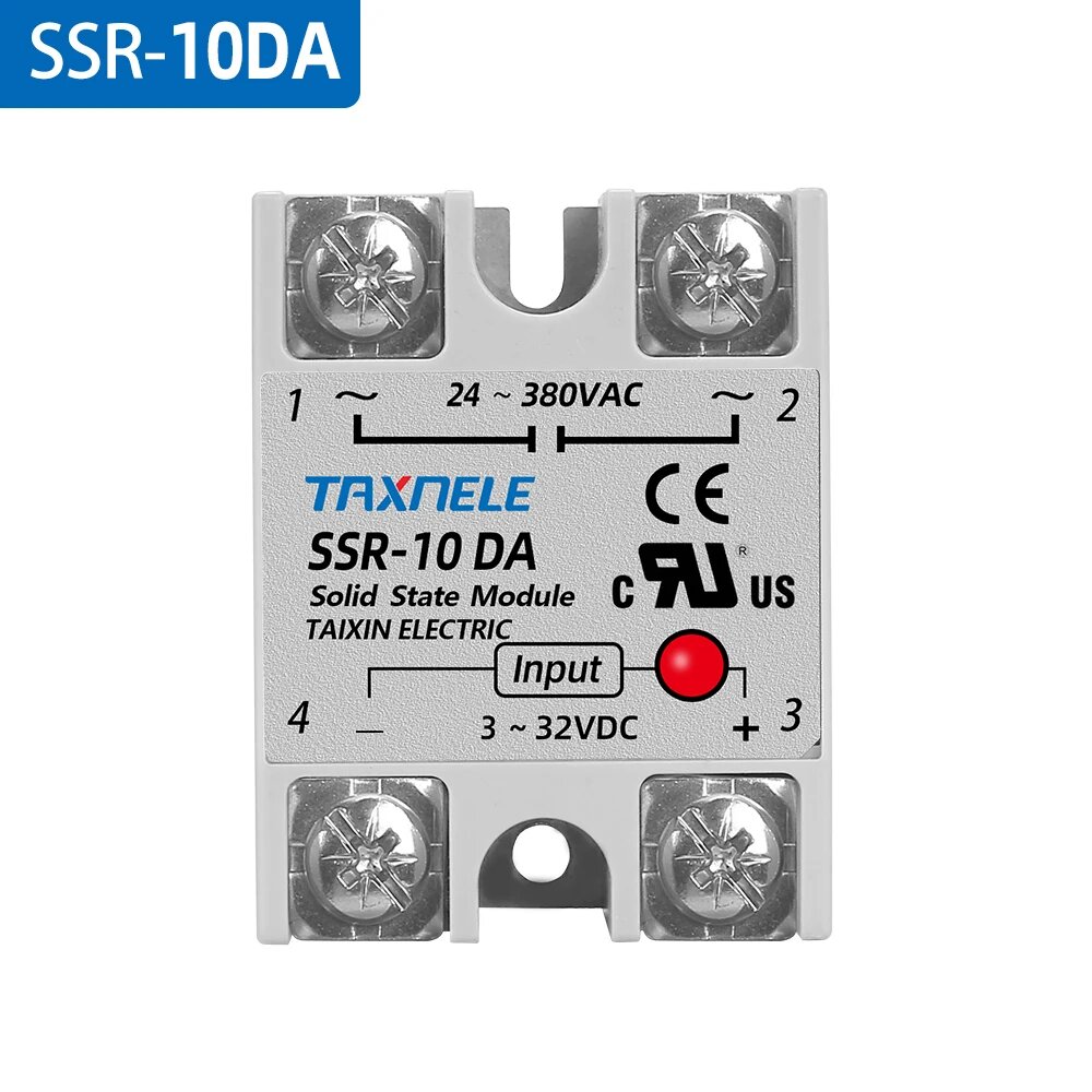 Однофазное твердотельное реле TAXNELE SSR-40DA SSR-25DA SSR-10DA SSR-10DA
